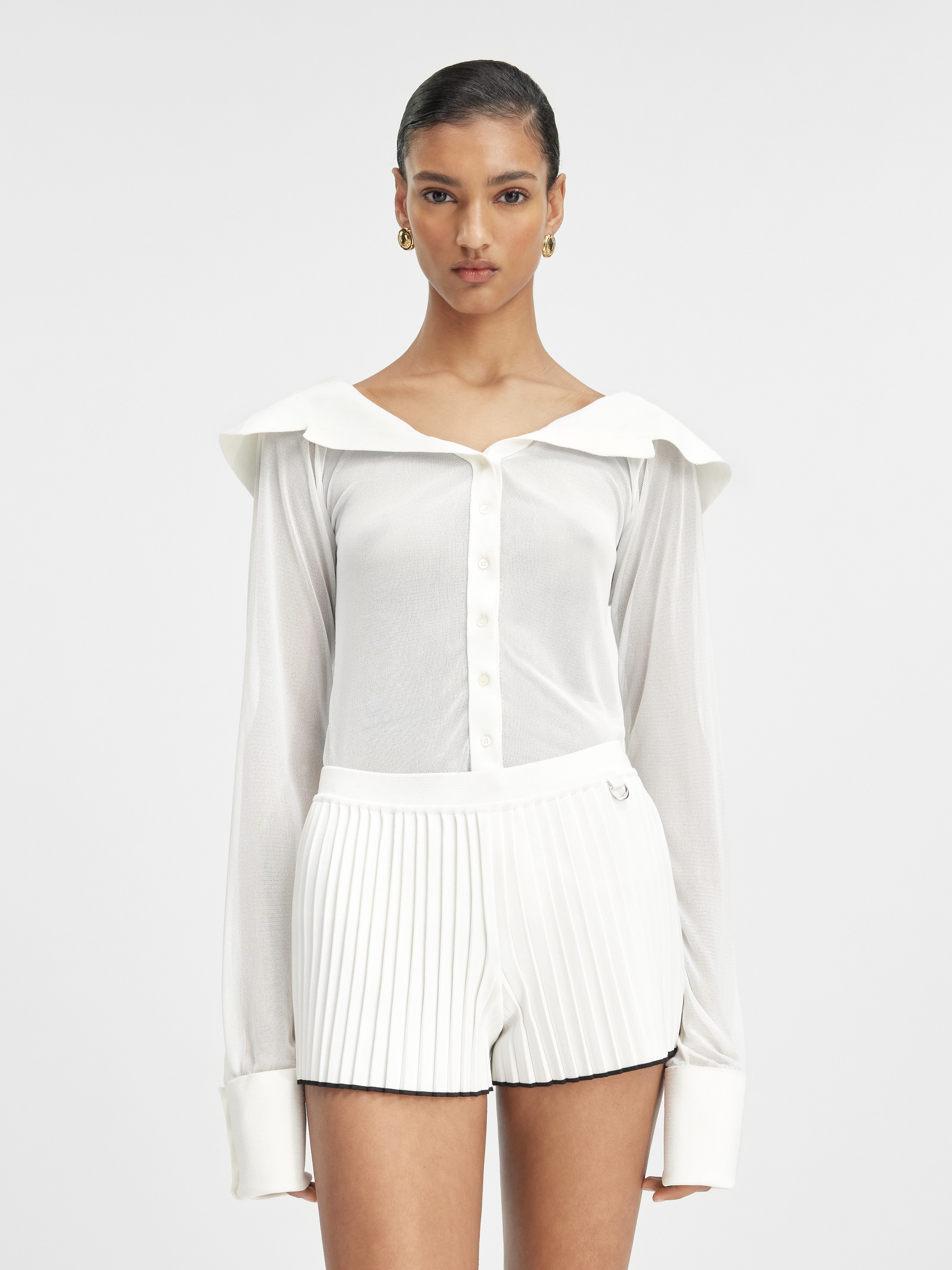 The pleated knit shorts by JACQUEMUS | Official website