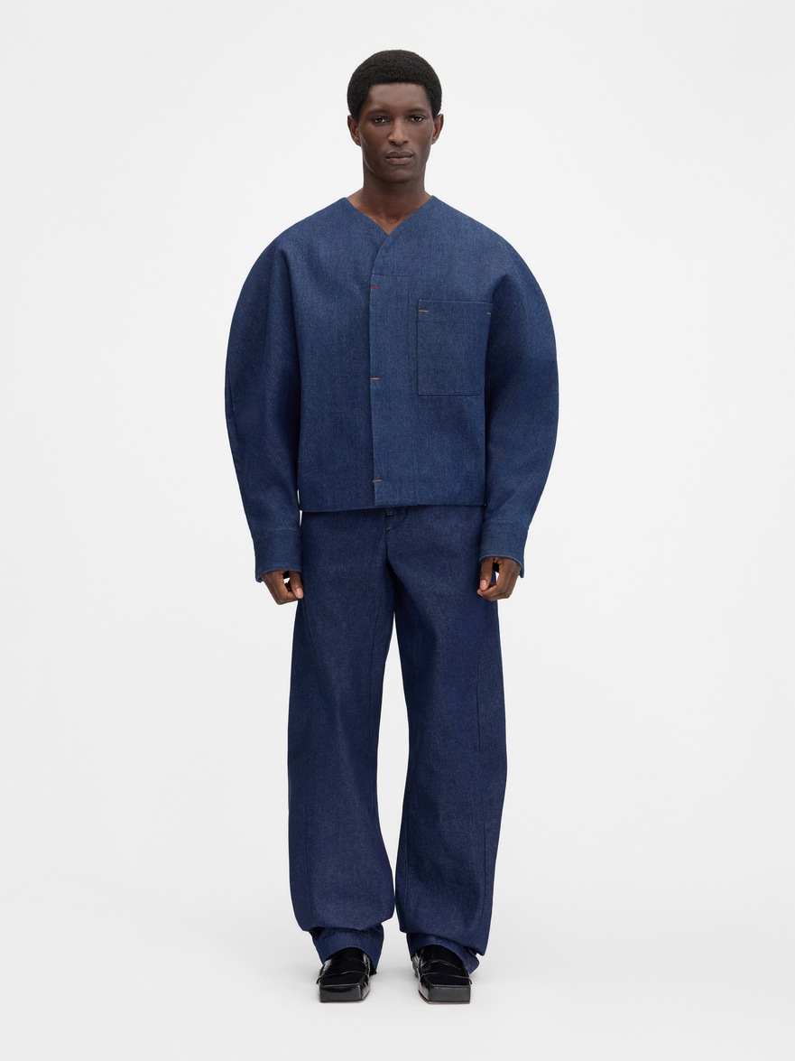 The de-Nîmes Faro denim shirt by JACQUEMUS | Official website