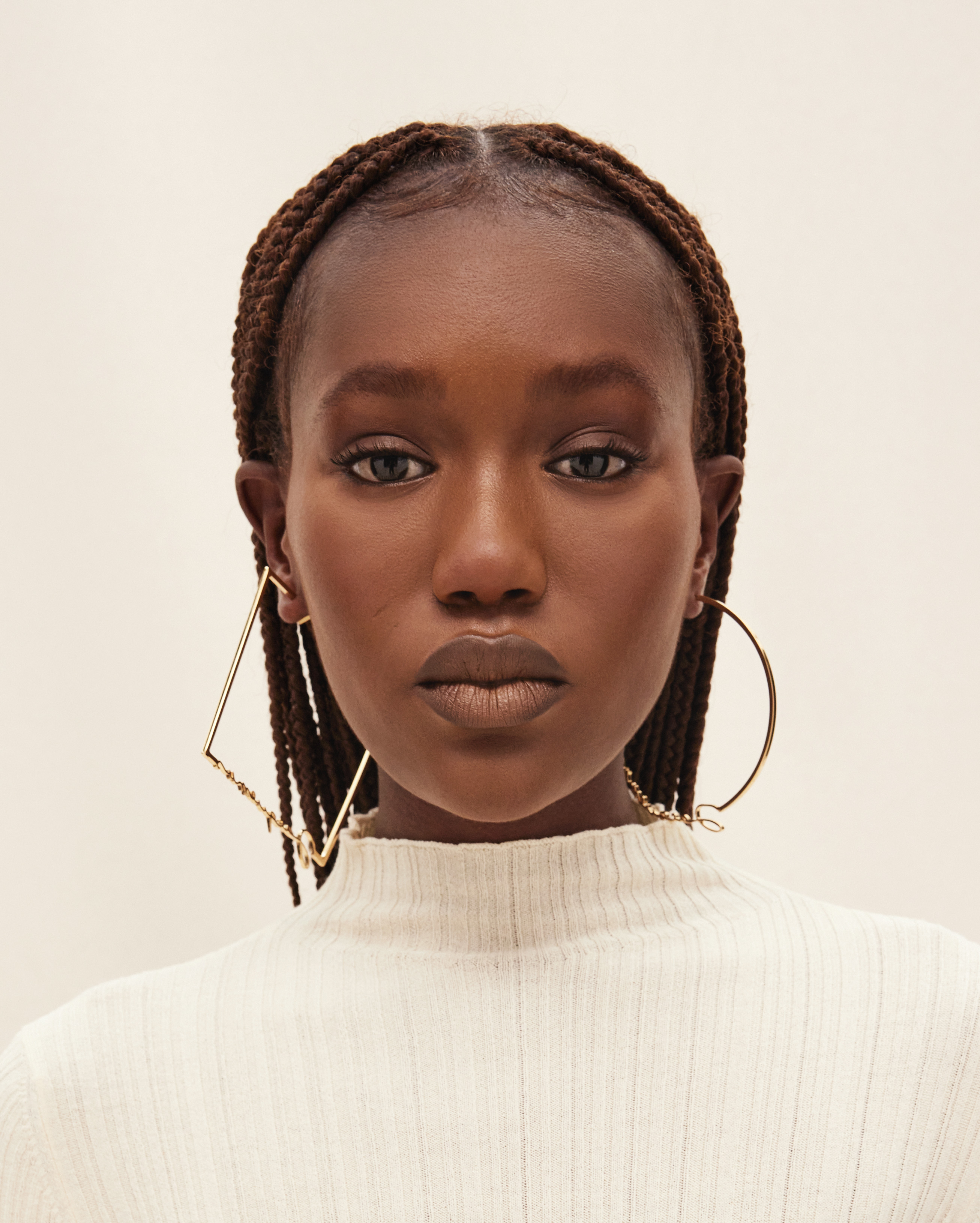 Les créoles rond carré Jacquemus by JACQUEMUS | Official website